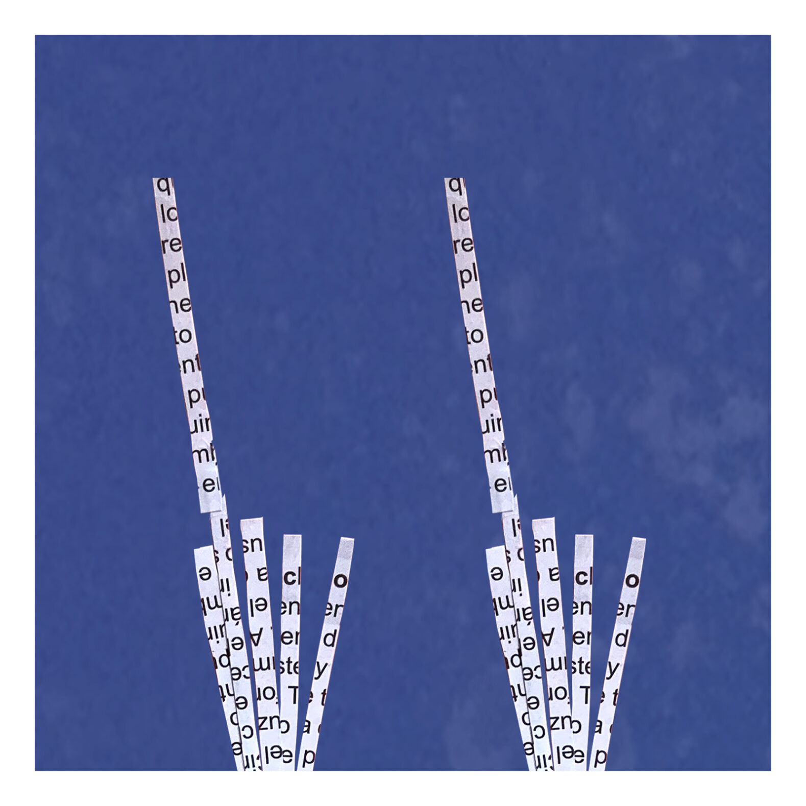 Dos vasos con pitillo/popote - ViceVersa Magazine